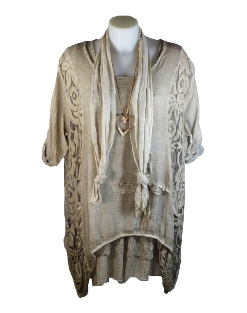 Women's Giuliana Italian Lace Summer Top