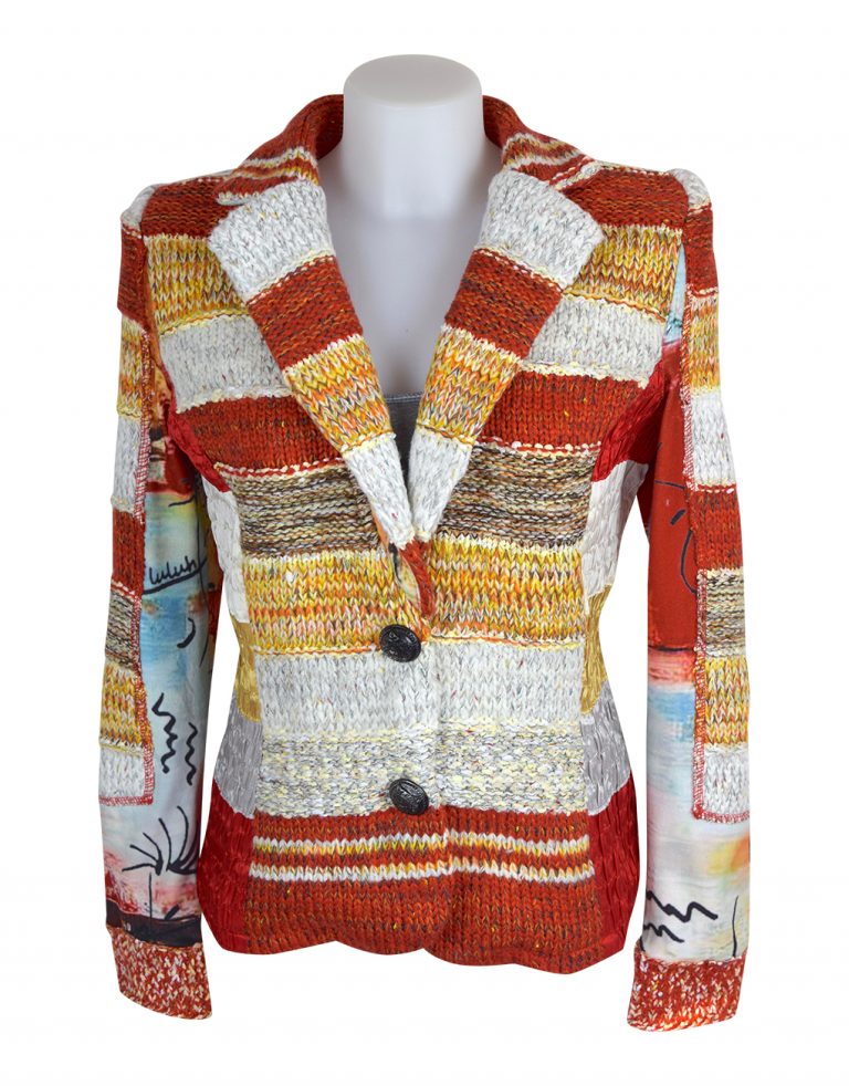 LULU-H French Style Womens Burgundy Jacket