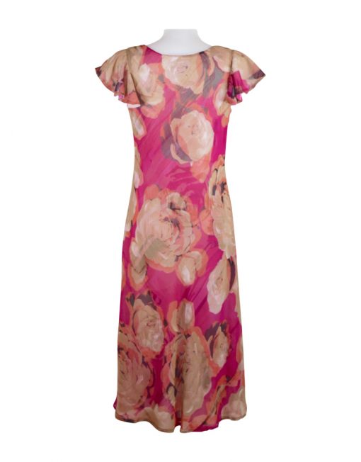 Paramour Reversible 2 In 1 Capped Sleeve Dress Pink - Fashion Fix Online